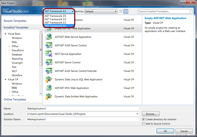 Vishal Joshi's Tangent: All for that small Drop Down Box – Part 1
